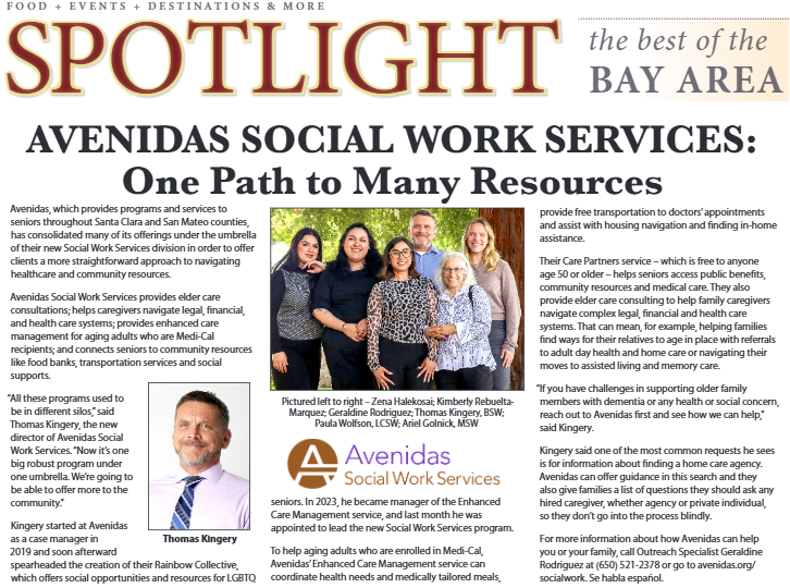 Avenidas Social Work Services: One Path to Many Resources - Avenidas